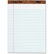 Ampad Double Sheets Pad, Law Rule, 8 1/2 x 11 3/4, Canary, 100 Sheets ...