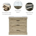 Teamson Home Donovan 36" Single Bathroom Vanity with Square Sink and ...