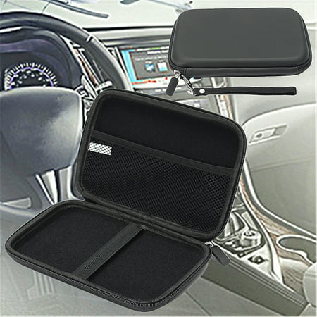 7 Inch PU Leather Carry Case Cover Pouch Sat Nav Navigation GPS Holder ...