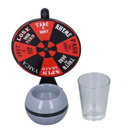 Shot Wheel, Portable Wheel Of Shots Drinking Game Entertainment Tool ...