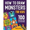 How To Draw Cute Things : 100 Step By Step Drawings For Kids (Paperback ...