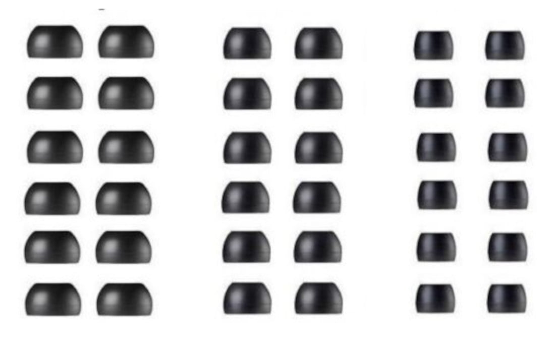 18 Pairs of Ear Tips Premium Replacement Ear Tips for Earbuds - Walmart.com