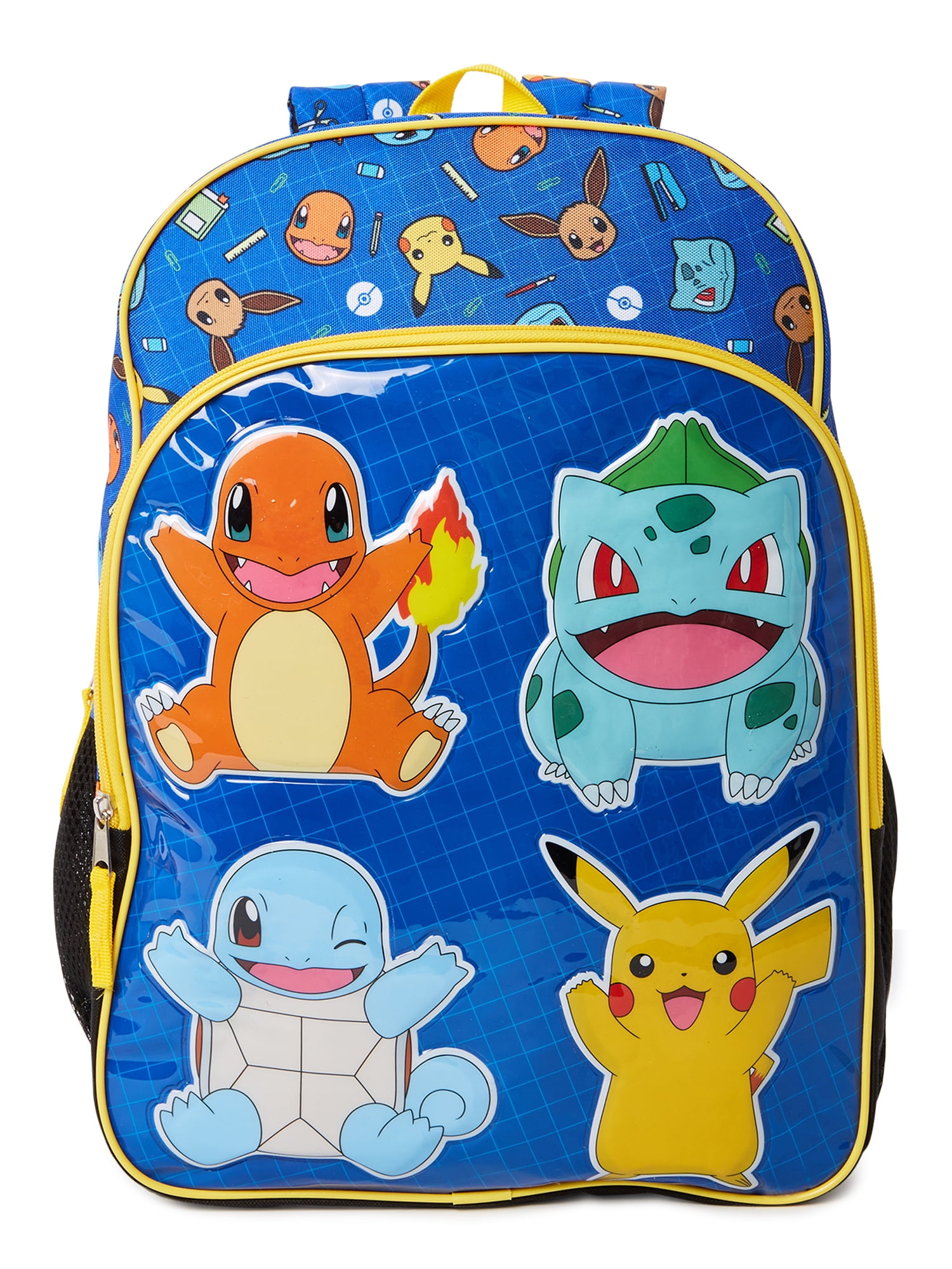 Pokemon Unisex Kids' Printed Backpack Blue Yellow - Walmart.com