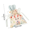 Easter Drawstring Candy Bags for Kids Party Favors, Reusable Treat Bags ...