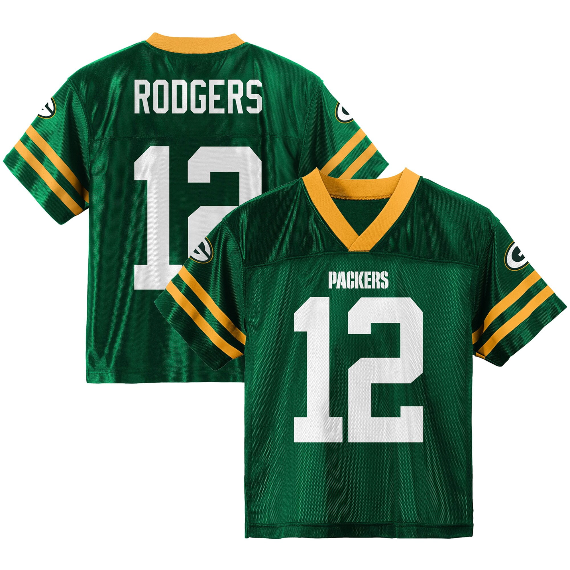 Green Bay Packers Boys 4-18 Player Jersey-Rodgers 9K1BXFGMX L10/12 ...