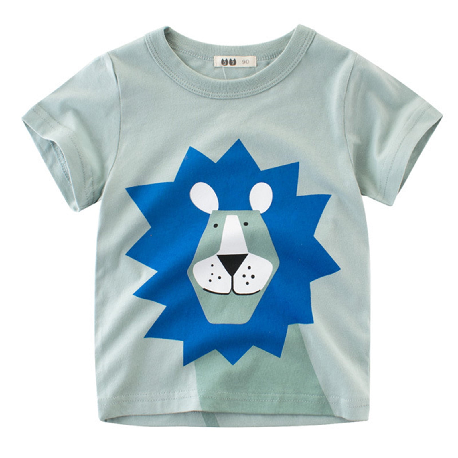 Click here for Huaiyyyy Toddler Boy Tshirt Funny Lion Printed Sho... prices