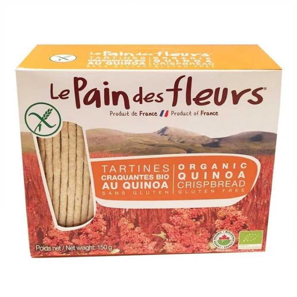 Le Pain des Fleurs - Organic Crispbread (Multigrains & Quinoa), 150g ...