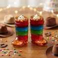36 Pcs Cowboy Boot Shot Glasses, 1 oz Brown Plastic Mini Boot Cups ...