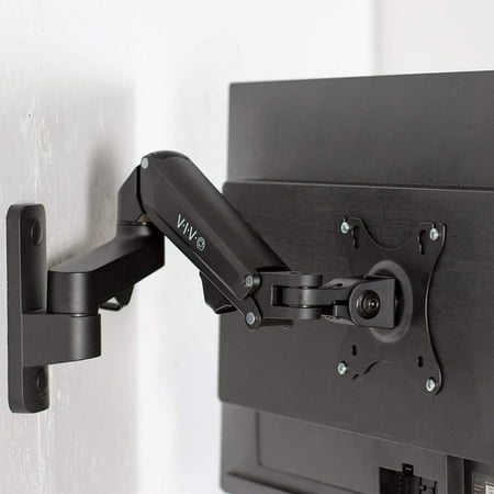VIVO Premium Aluminum Single LCD Monitor Wall Mount | Height Adjustable ...