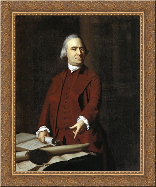 Samuel Adams 20x23 Gold Ornate Wood Framed Canvas Art by Copley, John ...