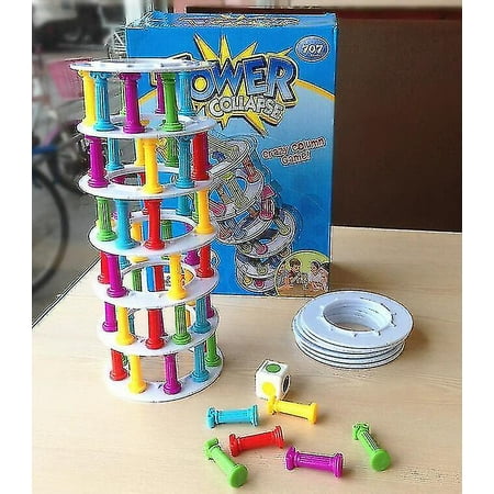 Pizza Tower Collapse Funny Toy Learn Education Kid Plastic Happy Family ...