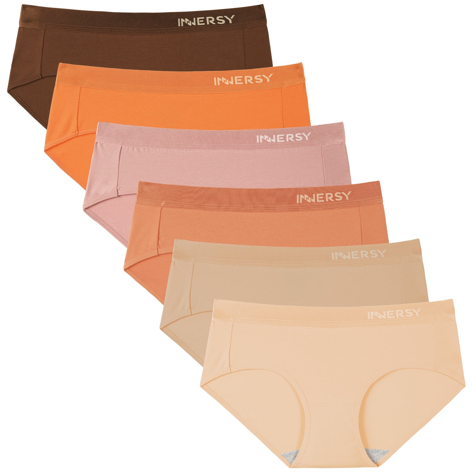 Click here for Innersy Womens Underwear Cotton Hipster Panties Wi... prices