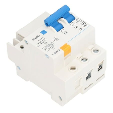 Residual Current Isolator, 6000A Breaking Capacity Miniature Circuit Breaker 20A DIN Rail Mount ...