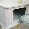 "Catry Modern Minimalistic Cat Tree - 55"", 5 Level, Large Kitty Play ...