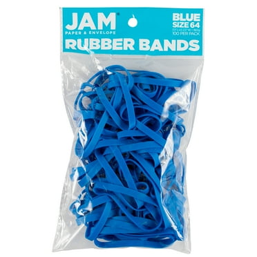 JAM Paper Rubber Bands, Size 33, Blue Rubber Bands, 100/Pack - Walmart.com