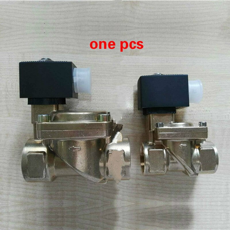 Normally Closed 2 way Pilot Diaphragm Brass electric water air Solenoid Valve G3/4 AC220V AC110V ...