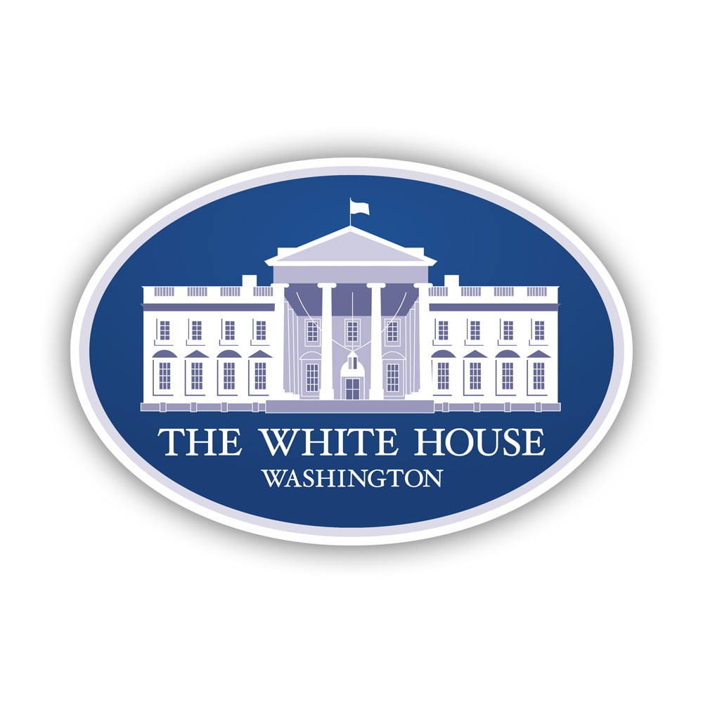 Oval The White House Seal Sticker Decal - Self Adhesive Vinyl ...