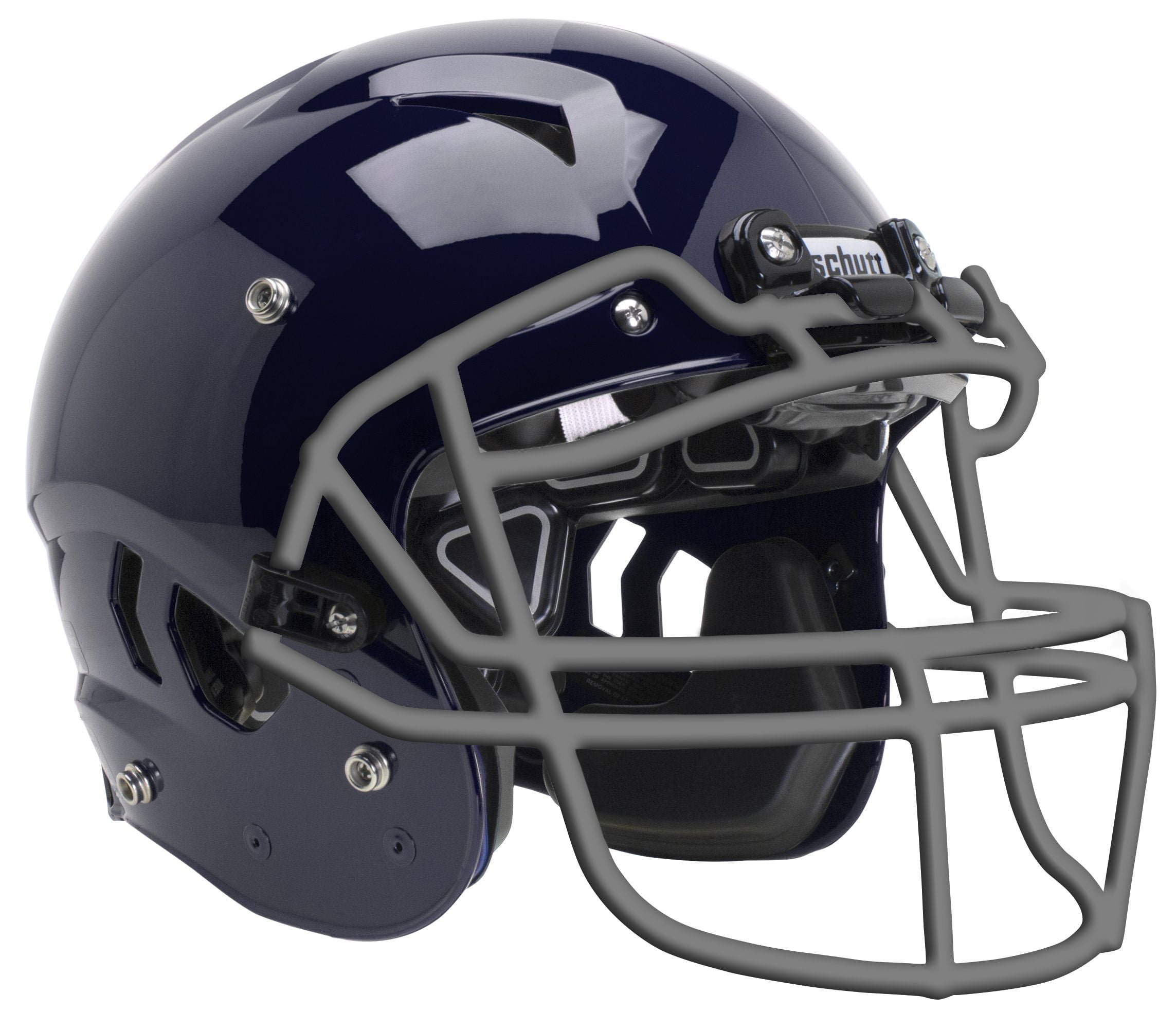 Schutt Vengeance A11 Youth Football Helmet w/Facemask (S, Navy, Gray V ...