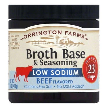 Orrington Farms Chicken Flavored Broth Base & Seasoning, 12 oz (Pack of ...