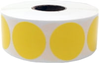 Yellow Circle Dot Stickers | 1" Inch Round | 500 Pack - Walmart.com