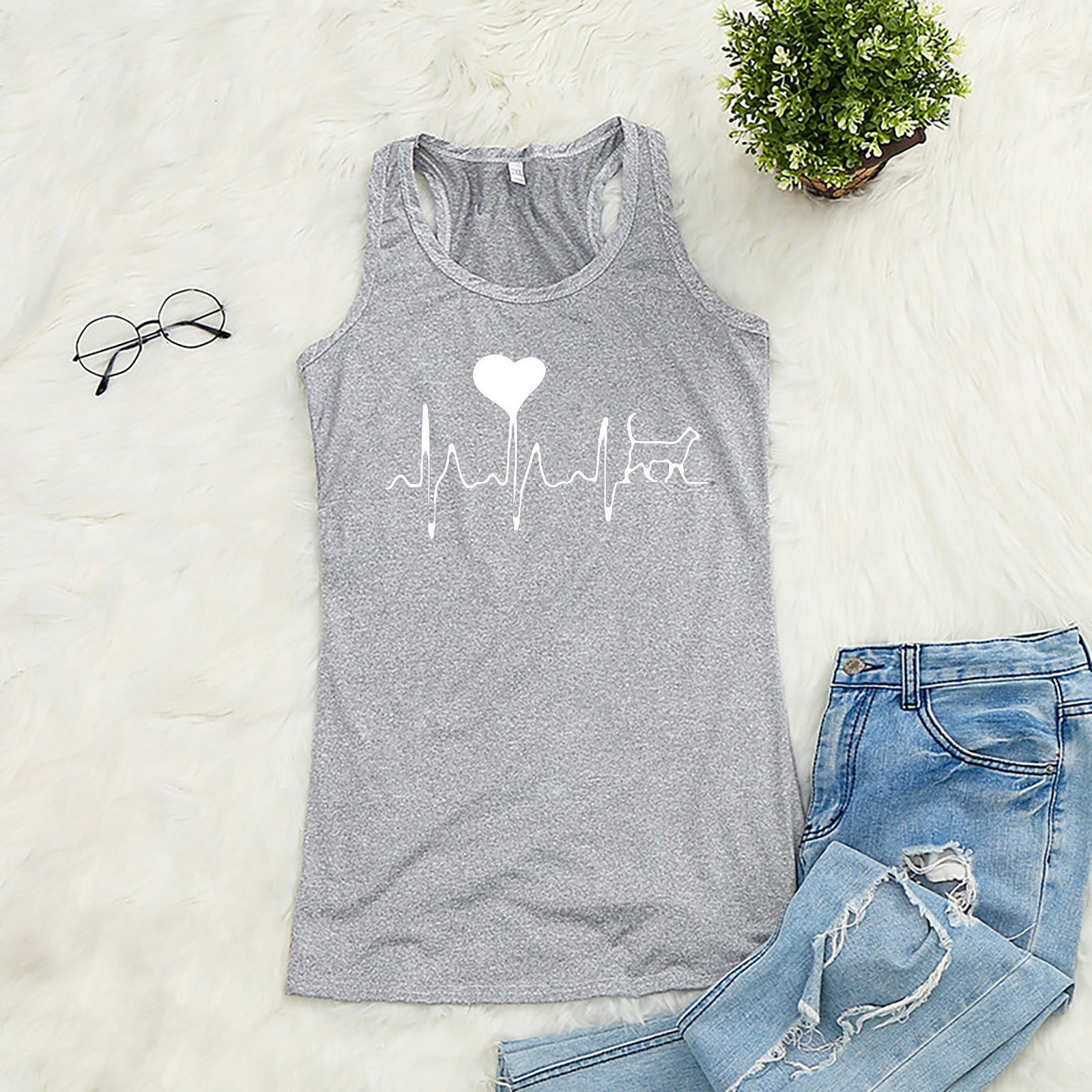 Click here for Smihono Womens Tops Womens Tank Top Women Plus Siz... prices