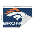 Denver Football Team Heat Resistant Placemats Set of 4,Washable PVC ...