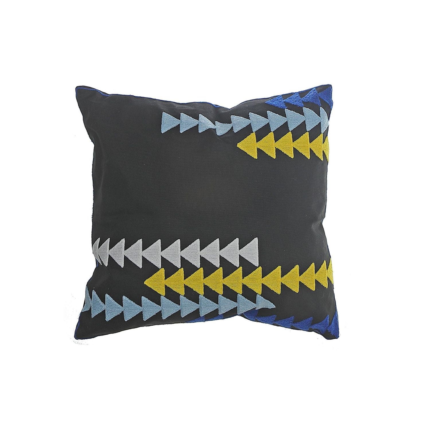 Click here for Ih Casadécor Polyester Embroidered Arrow Cushion B... prices