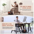 E-Shine Leisure Under Desk Elliptical Machine, Electric Portable Foot ...