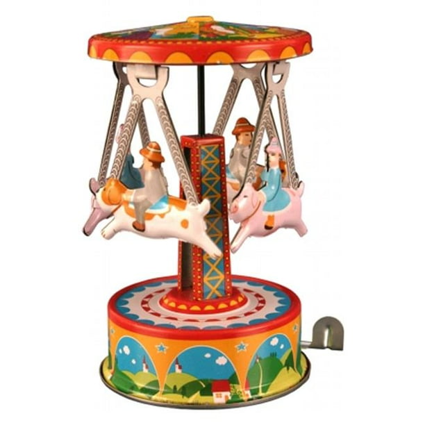 Collectible Tin Toy - Carousel with Dogs - Walmart.com - Walmart.com