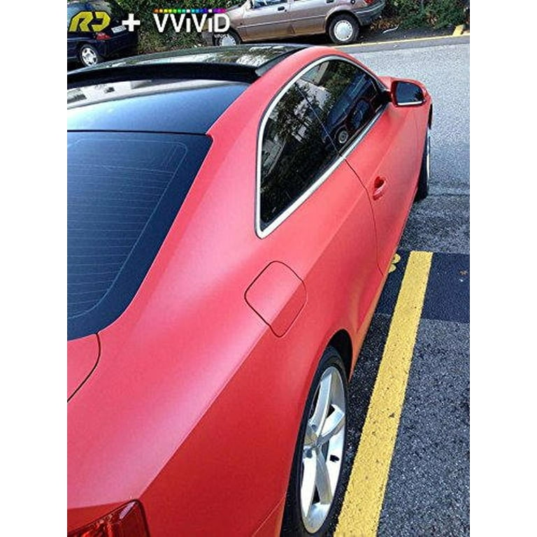 Matte Red Car Wrap