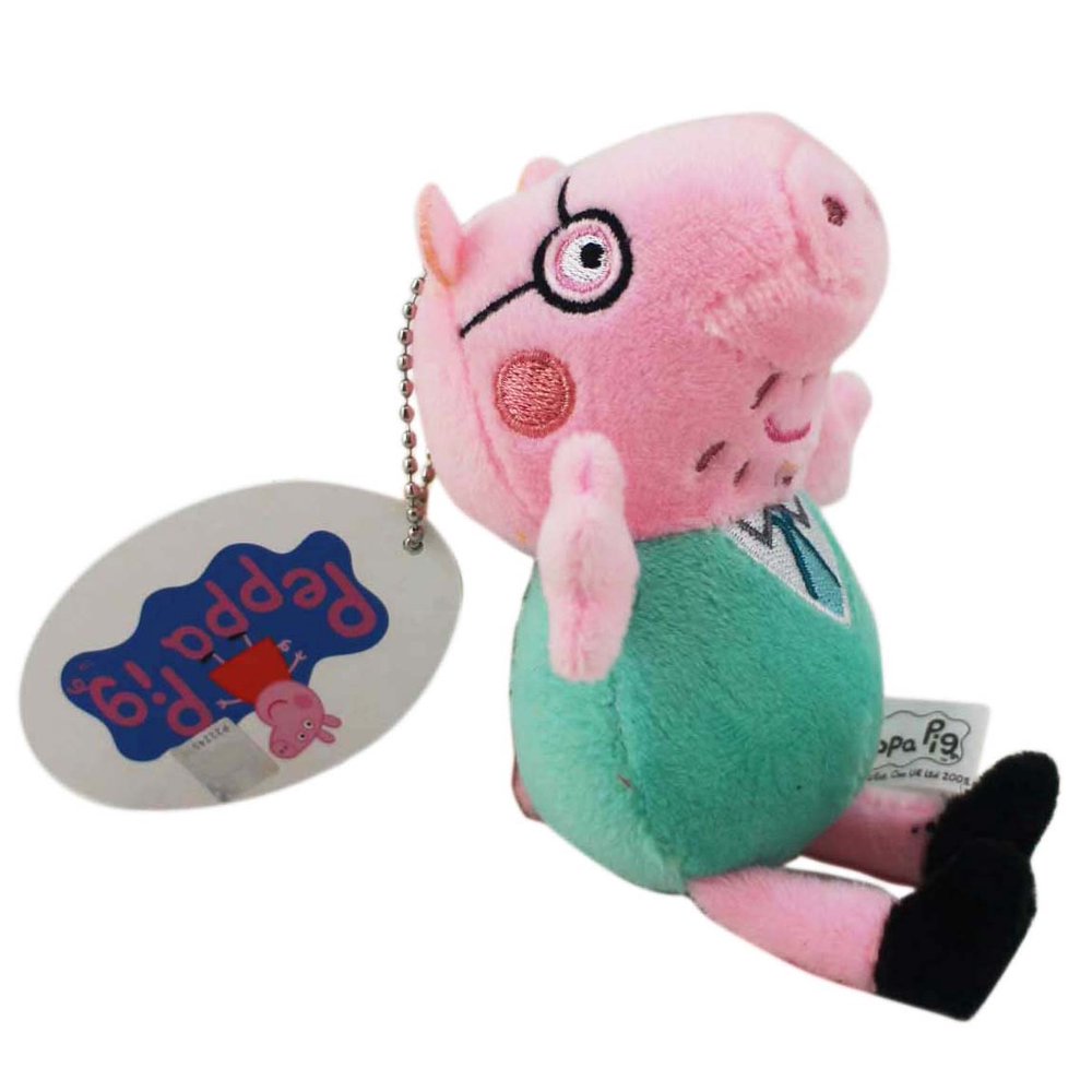 Nick Jr's Peppa Pig Daddy Pig With Tie Mini Plush Toy (4in) - Walmart ...