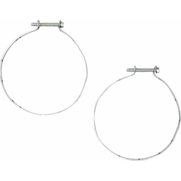 Whirlpool Clamp Kit Set of 2, Four Inch Steel Clamps For Dryer Venting ...