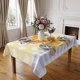 Farmhouse Orange Fruit Bee Table Cloth 60x84in, Waterproof Rectangle ...