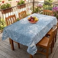 Abstract Water Ripple Table Cloth 52x70in, Waterproof Rectangle ...