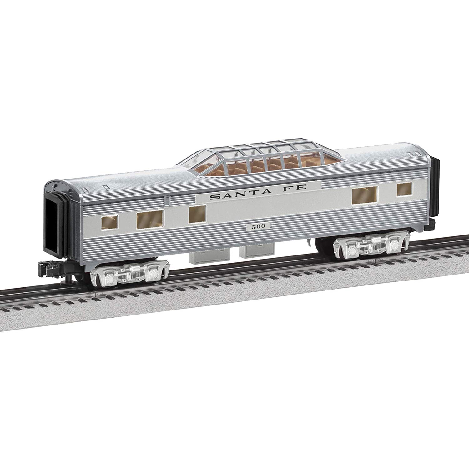 Lionel 684725 Santa Fe Add-On Vista Dome Train for Ready-to-Run Super ...