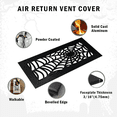 6"x14" Spooky Gothic Air Return Vent Cover in Spider Web Design Cast ...