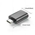 USB C to USB Adapter USB C Male to USB 3.0 Female Adapter Compatible ...