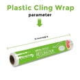 Innotech SC Plastic Cling Wrap Refillable Food Wrap Stretch Clear Film ...