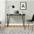 Mainstays Retro Computer Desk, Multiple Colors - Black Oak - Walmart.com