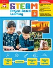 Pre-Owned Evan-Moor STEAM Project-Based Learning, Grade 3 Teacher ...