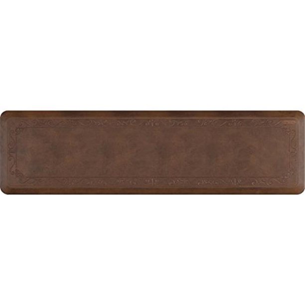 Smart Step Therapeutic Flooring HC6ALT Fleur-De-Lys Mat, Rustic - 72 x ...