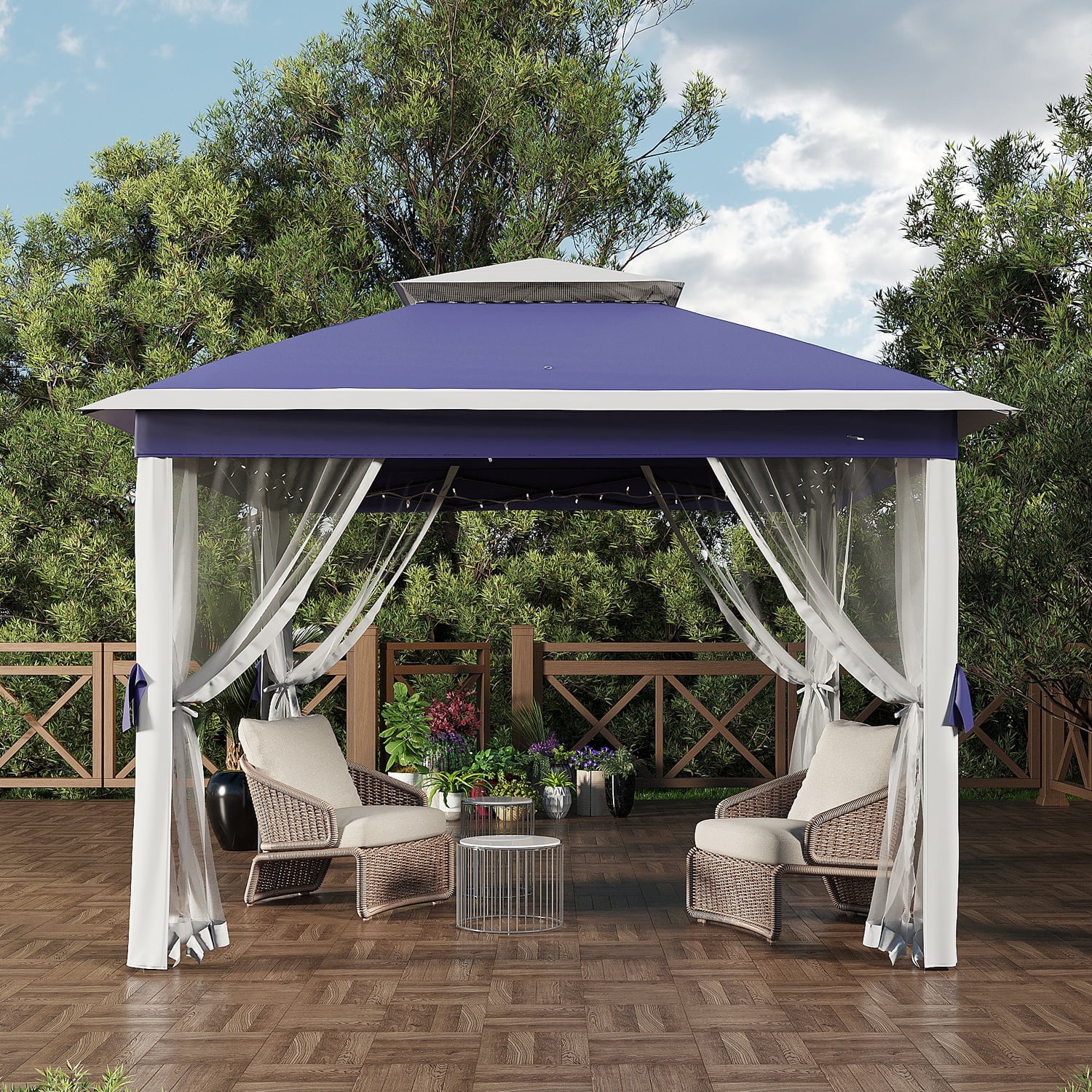 Click here for Garvee 10.82 X 10.82 Pop-Up Gazebo Tent  Adjustabl... prices