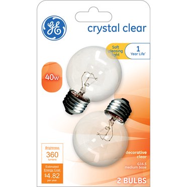 Great Value LED Dimmable R16 (E26) Light Bulb, 4W (40W Equivalent ...