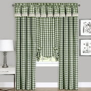 Achim Home Furnishing: Buffalo Sage Plaid Modern Window Curtain Panel ...