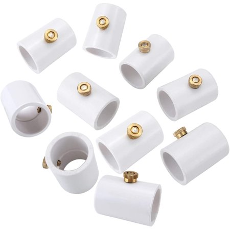 1/2 Inch PVC Coupling with Brass Mist Nozzle 10 Pcs PVC Split Section ...