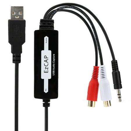 USB Audio Capture Card, With 3.5mm Audio Interface Audio Capture Card ...
