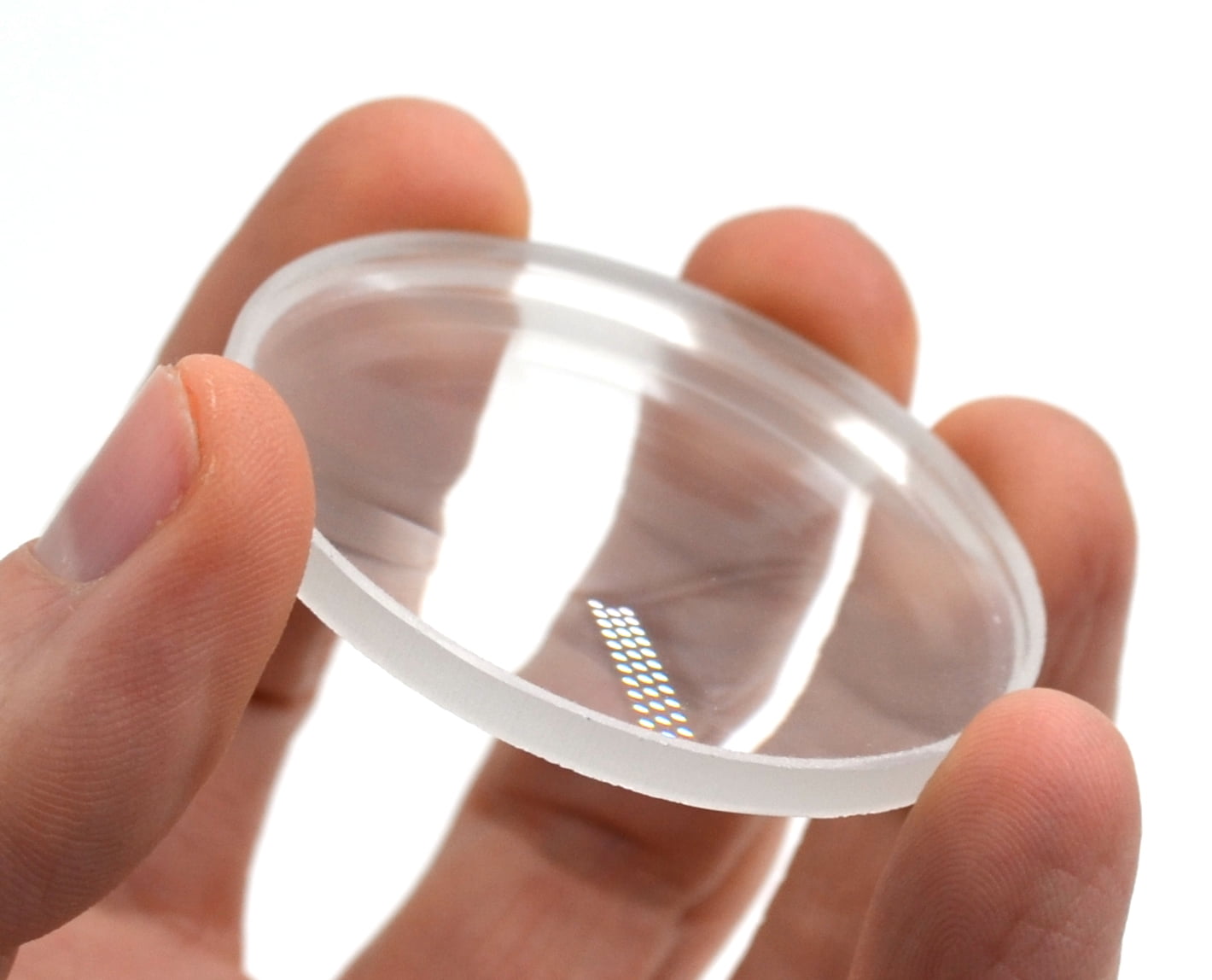 Round Double Concave Optical Glass Lens - 2" (50mm) Diameter - 250mm ...