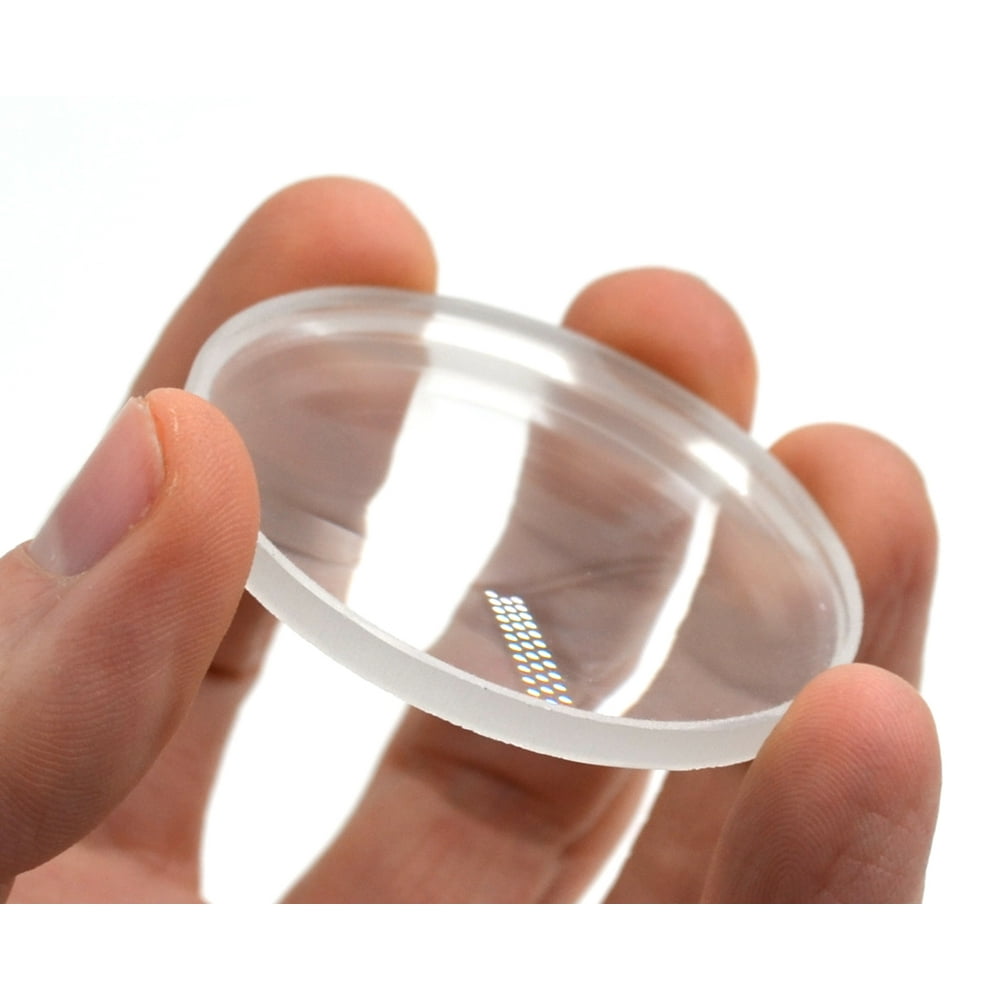 Round Double Concave Optical Glass Lens - 2" (50mm) Diameter - 250mm ...
