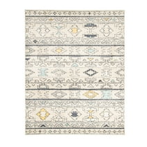 Modway Florita Distressed Southwestern Aztec 5x8 Area Rug in ...