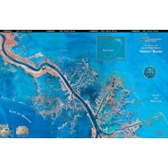 Standard Map M005 Laminated Lafitte/Myrtle Grove Fishing Map - Walmart.com